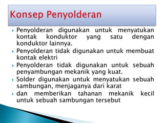 MENYOLDER KOMPONEN KOMPONEN ELEKTRONIKA DAN TEKNIKNYA.pptx