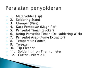 MENYOLDER KOMPONEN KOMPONEN ELEKTRONIKA DAN TEKNIKNYA.pptx