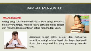 Kebiasaan Mencotek | PPT