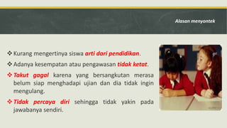 Kebiasaan Mencotek | PPT