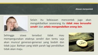 Kebiasaan Menyontek | PPT