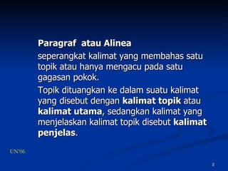 Menyusun paragraf | PPT