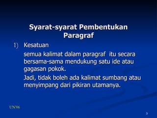 Menyusun paragraf | PPT