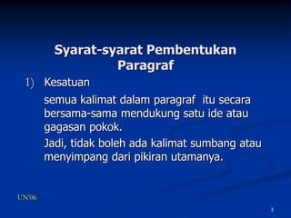 Menyusun paragraf | PPT