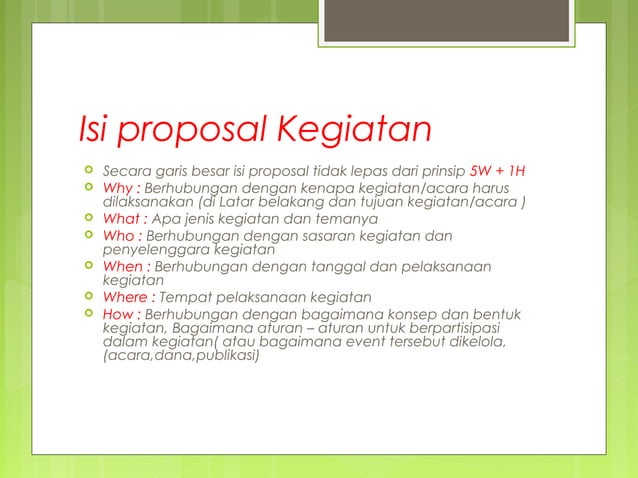 Menyusun proposal-kegiatan | PPT