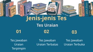 Menyusun alat penilaian hasil belajar (jenis-jenis tes dan validitas ...