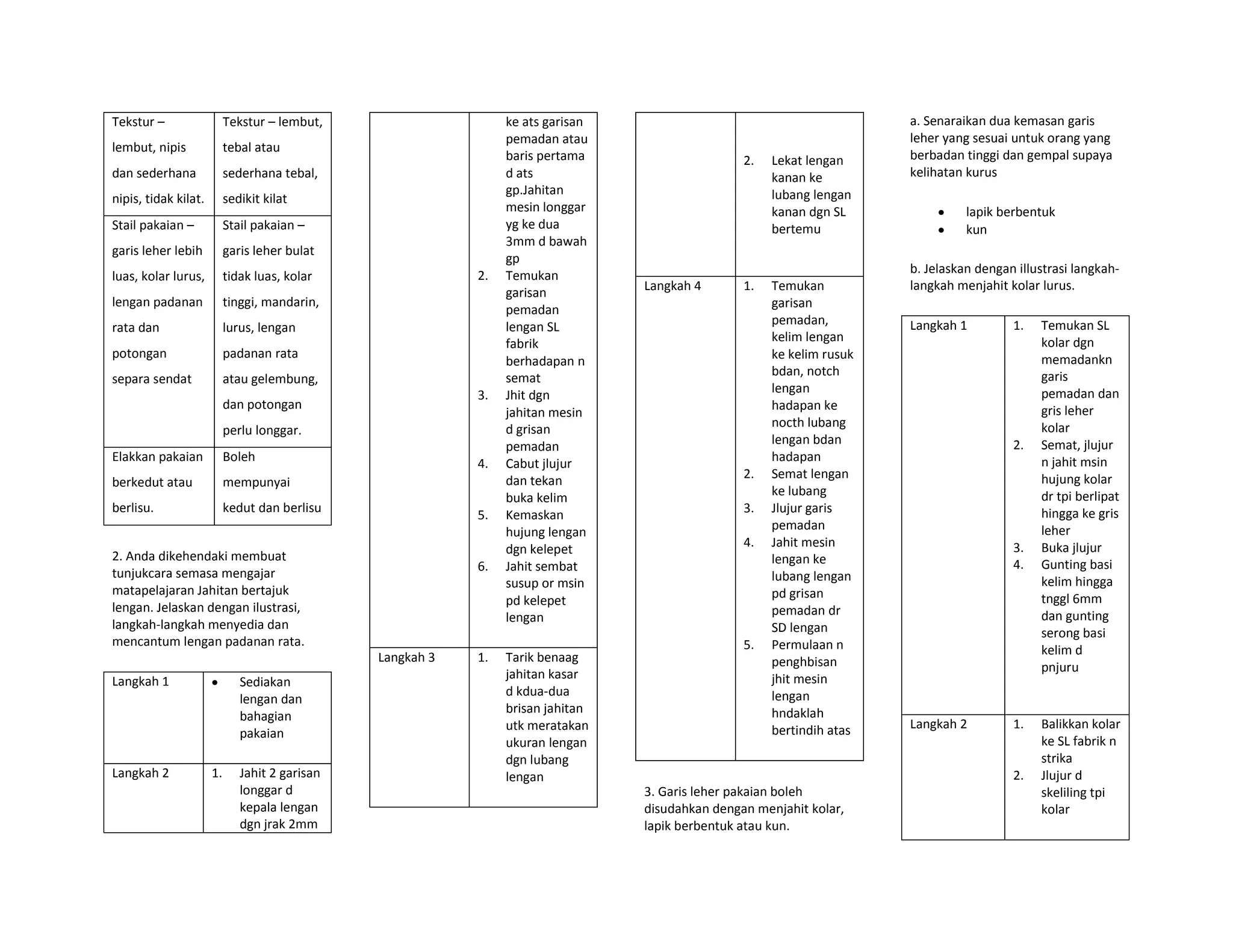 Menyusun atur pola | DOCX