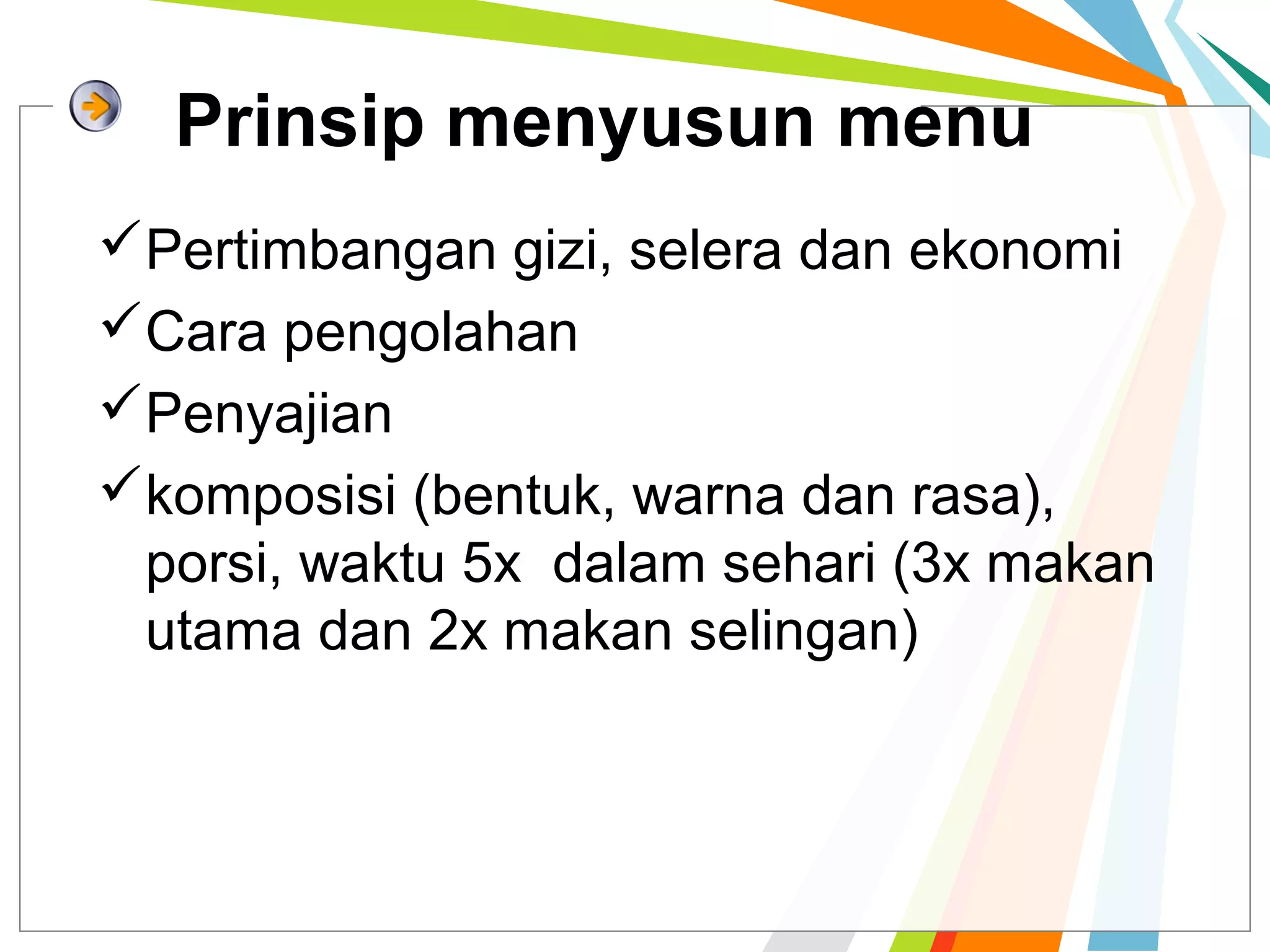 Menyusun Menu Oriental | PPT
