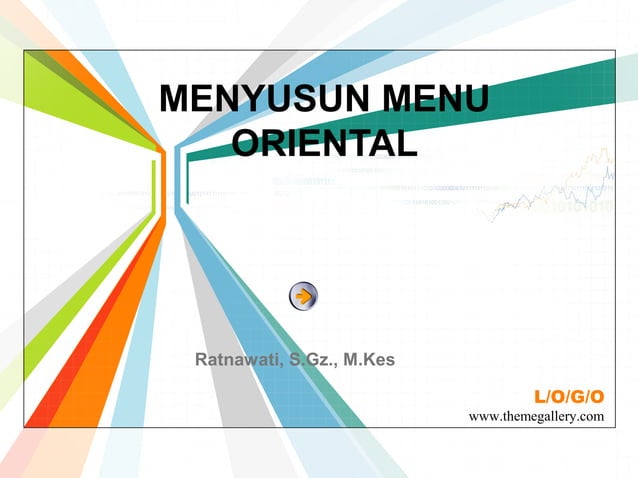 Menyusun Menu Oriental | PPT