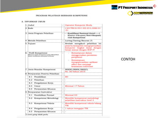 Menyusun Program Pelatihan di tempat kerja | PDF