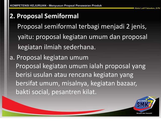Menyusun Proposal Penwaran Produk | PPTX