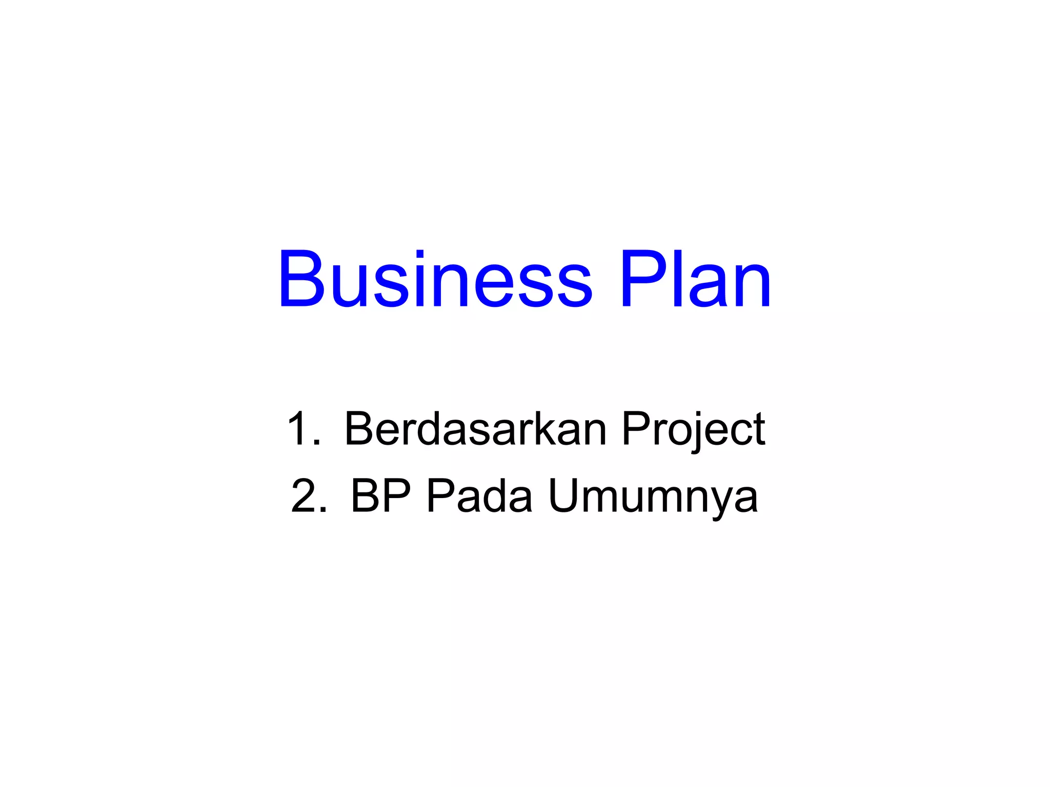 Menyusun proposal usaha | PPT