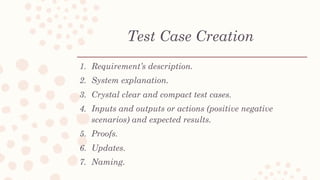 Meetup #2 Create a good test case | PDF