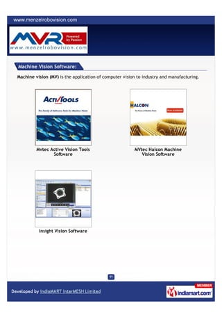 Menzel Vision & Robotics Pvt Ltd, Mumbai, Visual Inspection Systems ...