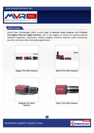 Menzel Vision & Robotics Pvt Ltd, Mumbai, Visual Inspection Systems ...