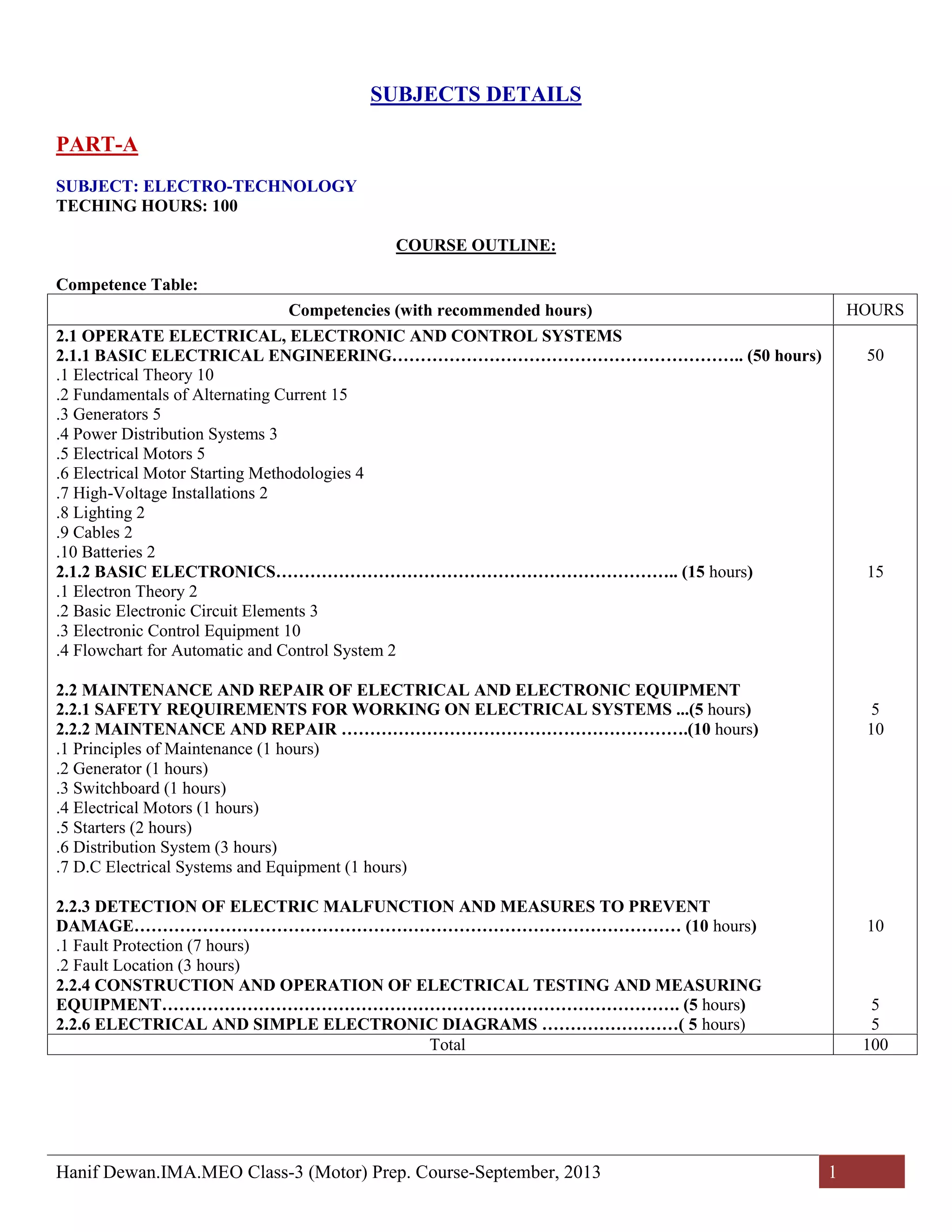Department of Shipping, Bangladesh approved MEO Class-3 CoC Exam ...