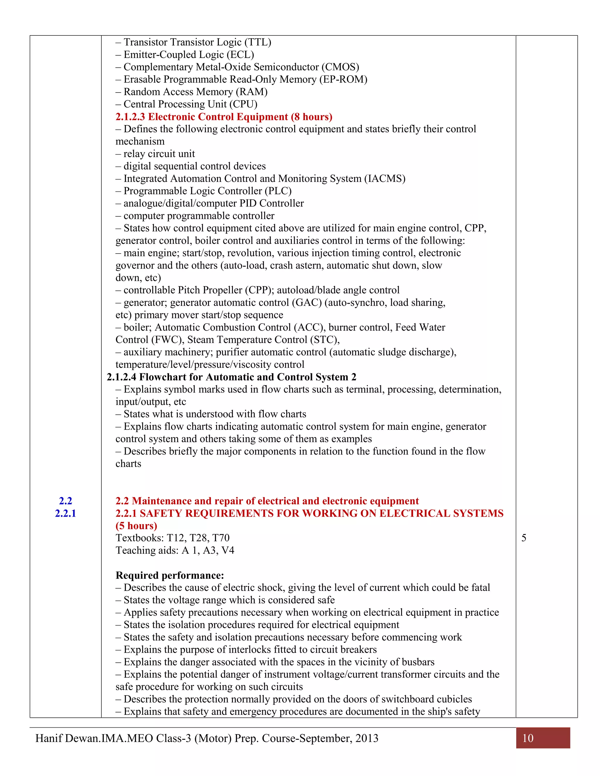 Department of Shipping, Bangladesh approved MEO Class-3 CoC Exam ...