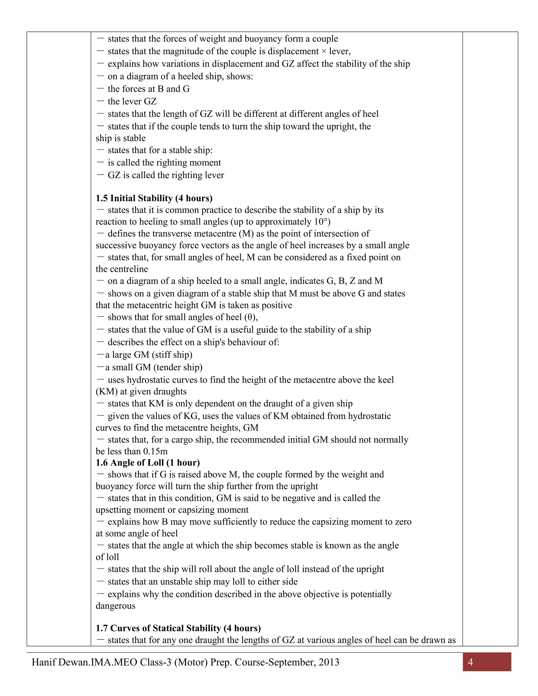 Department of Shipping, Bangladesh approved MEO Class-3 CoC Exam ...