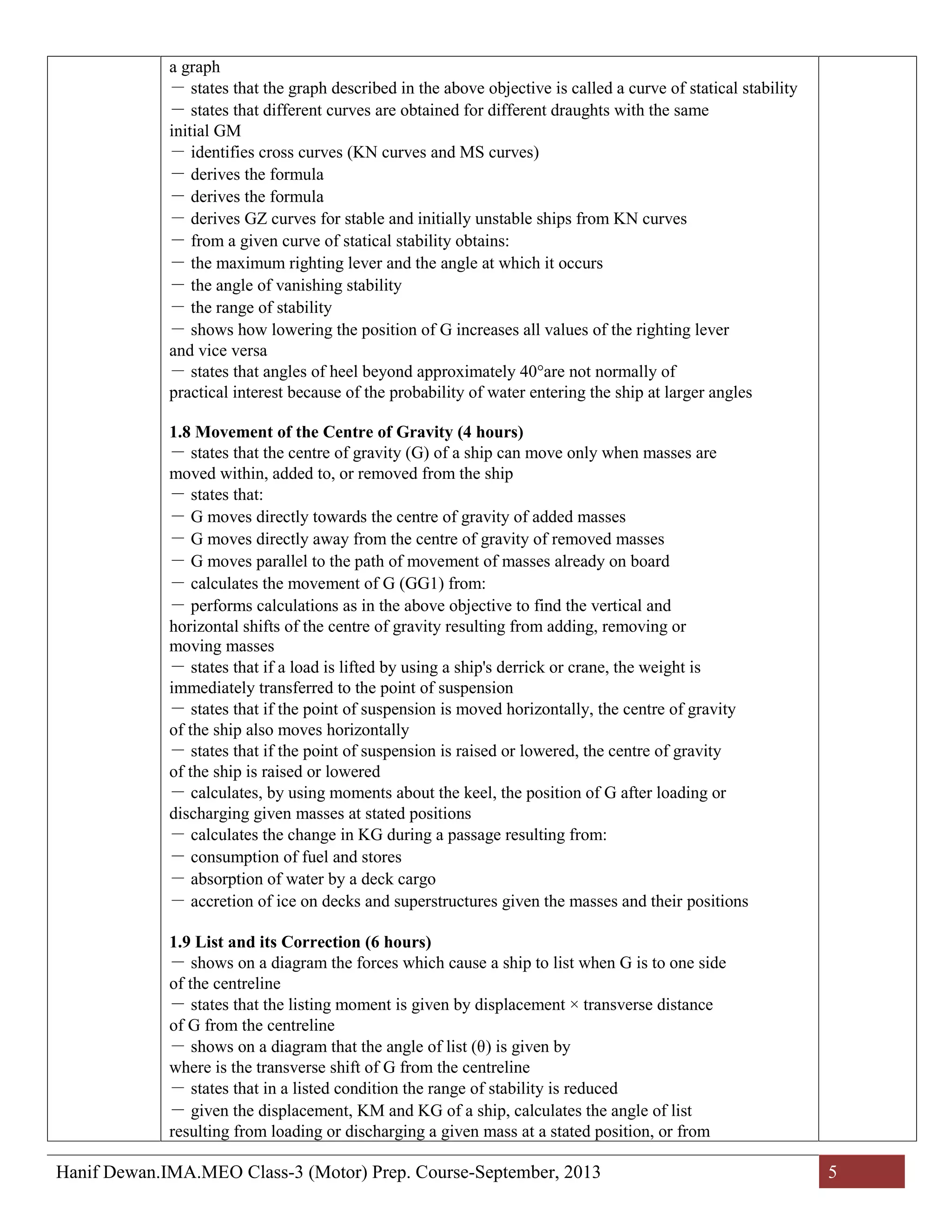 Department of Shipping, Bangladesh approved MEO Class-3 CoC Exam ...