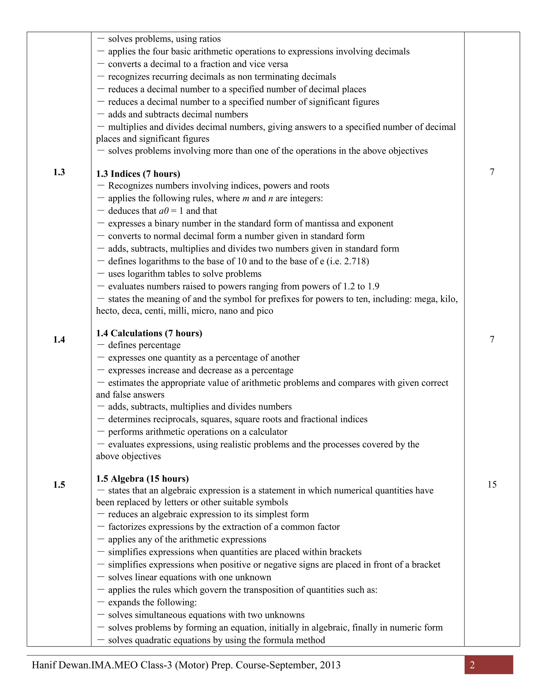 Department of Shipping, Bangladesh approved MEO Class-3 CoC Exam ...