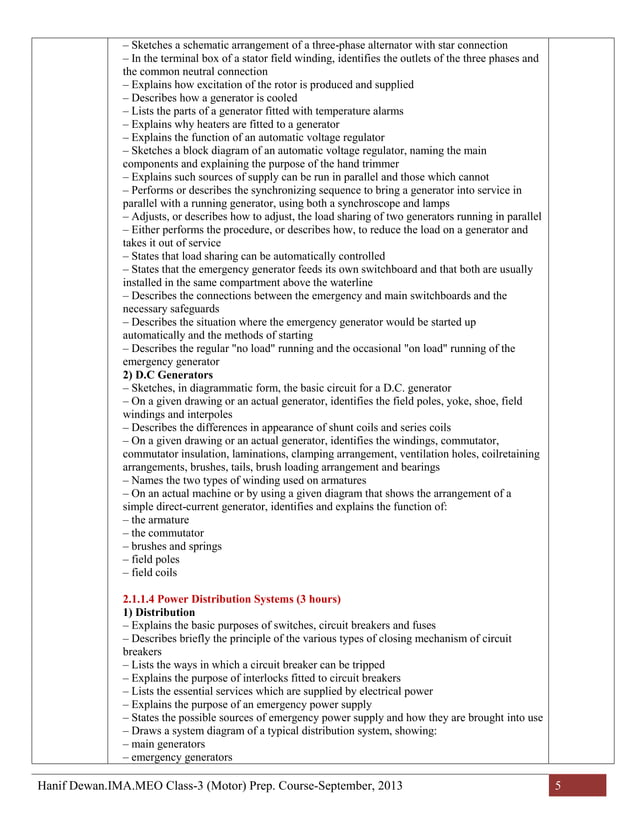 Department of Shipping, Bangladesh approved MEO Class-3 CoC Exam ...