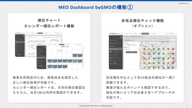 【MEO Dashboard by GMO】 | PPT