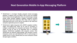Meoncloud - Mobile in-app Messenger | PPT