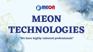 Meon Technologies ....................... | PPT