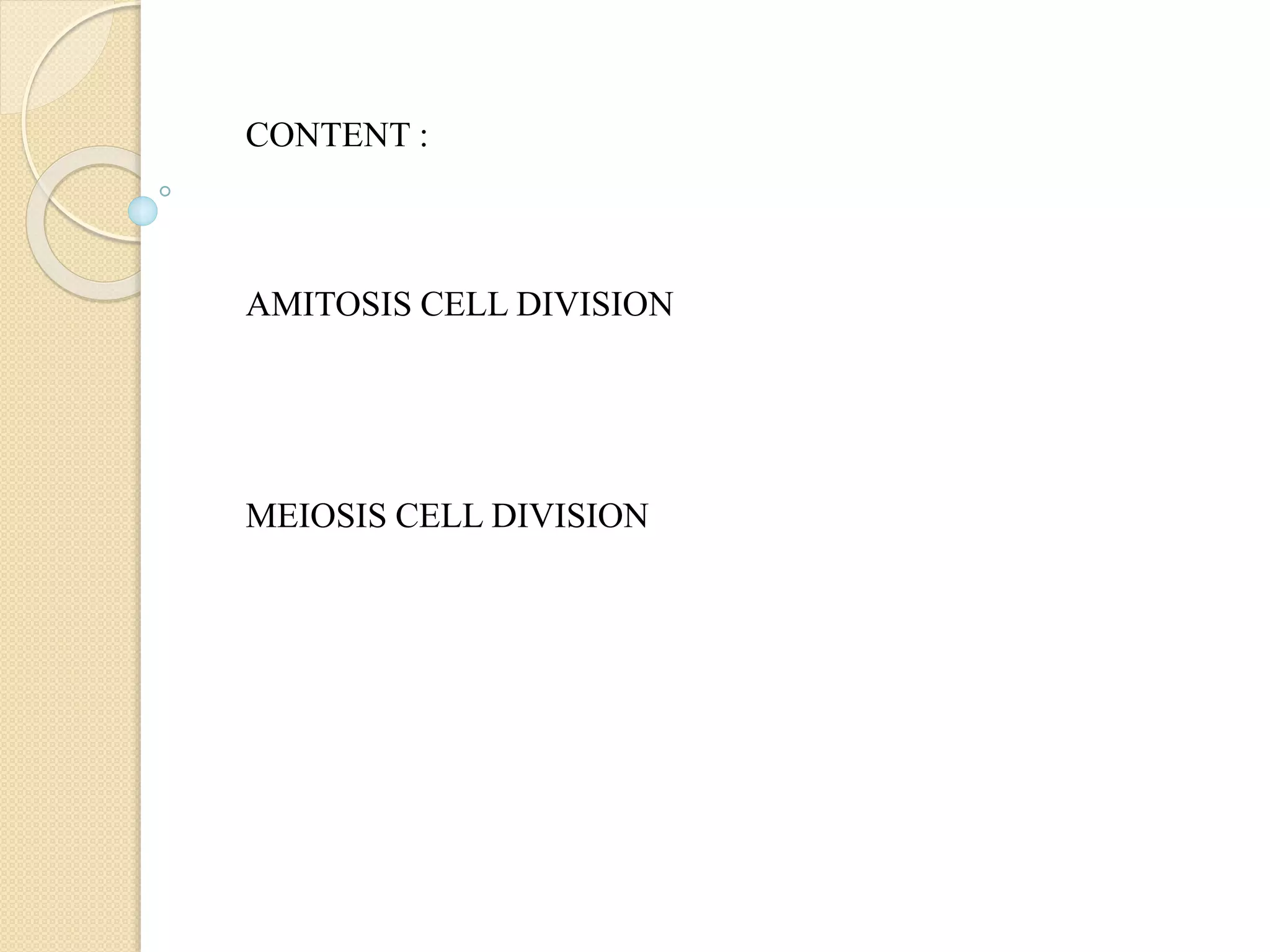 Meosis cell division | PPTX