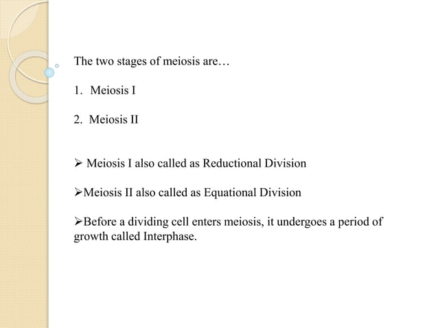 Meosis cell division | PPTX