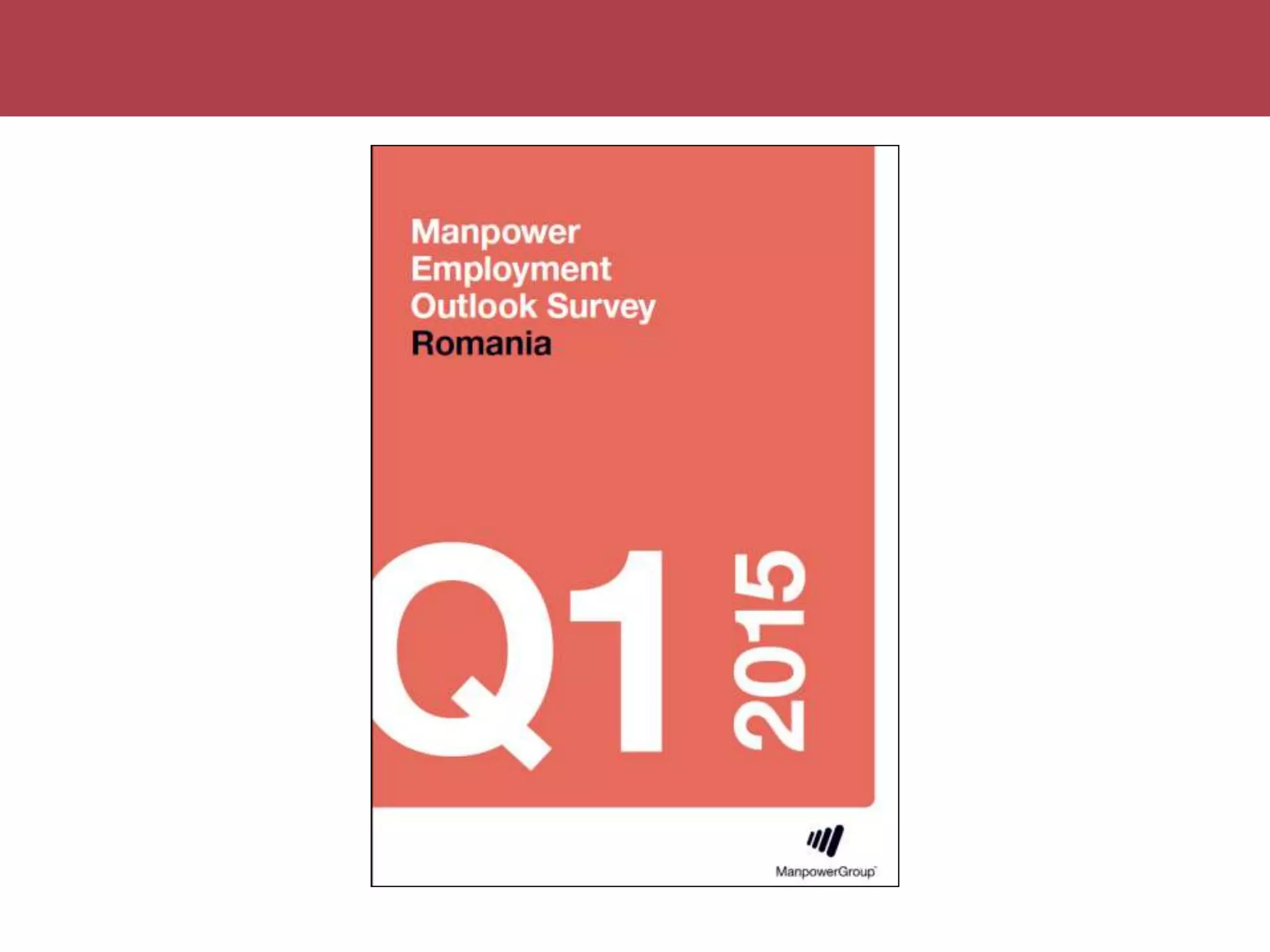 Manpower Employment Outlook Survey Q1/2015 - Romania | PPT