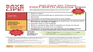 Medical emergency Obstetric warning signs | PPTX