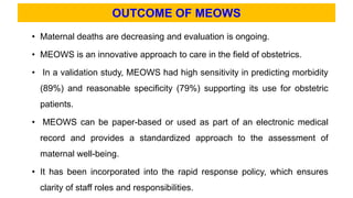 Medical emergency Obstetric warning signs | PPTX