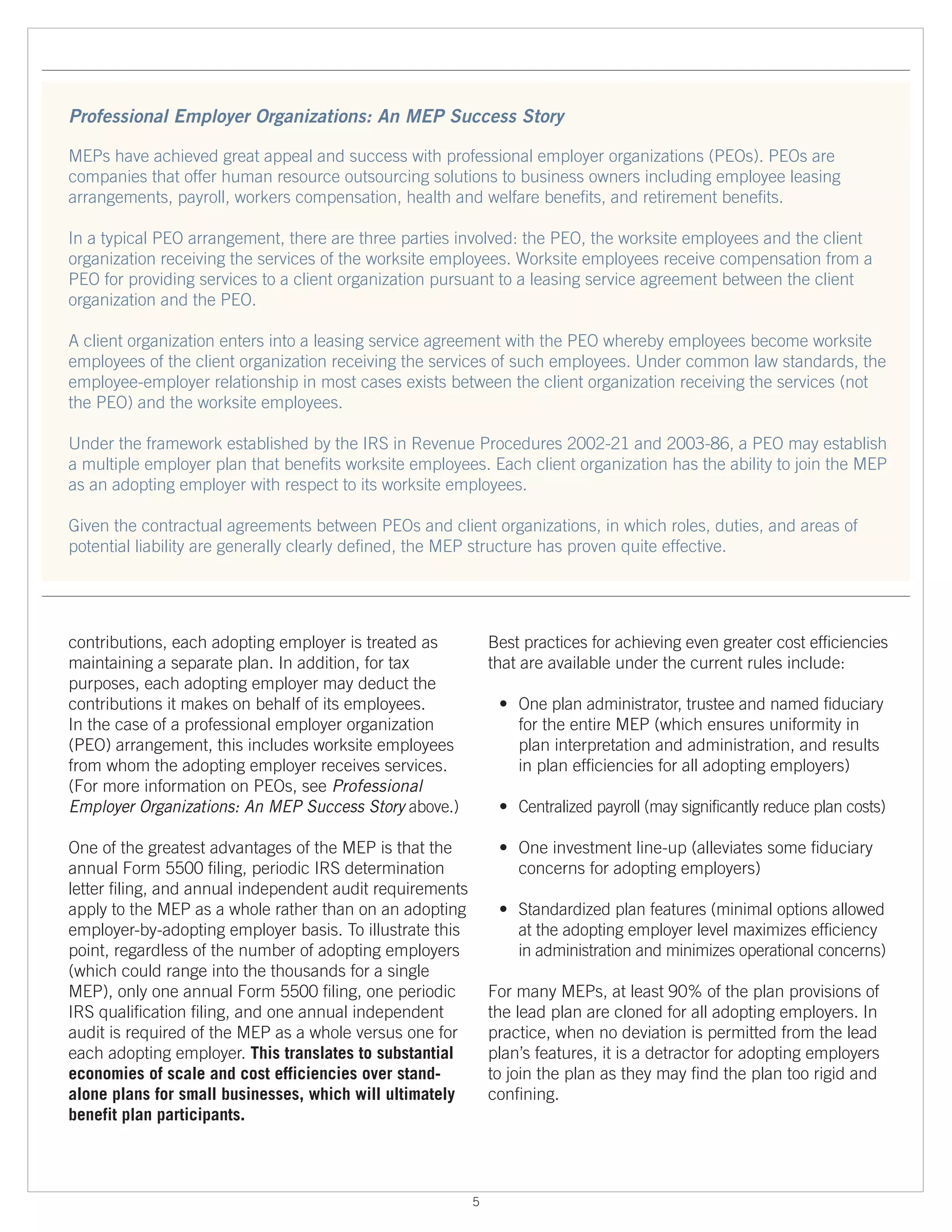 Multi Employer Plans | PDF