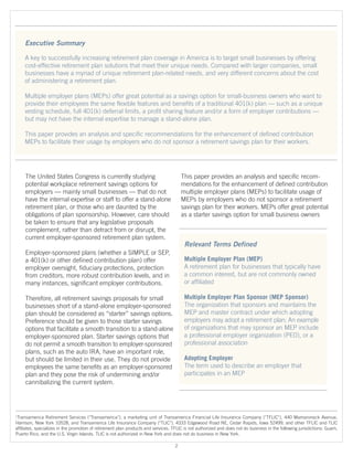 Multi Employer Plans | PDF