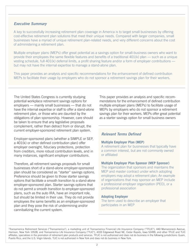 Multi Employer Plans | PDF