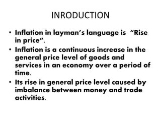 Inflation for Layman | PPTX | Economy | Business and Finance