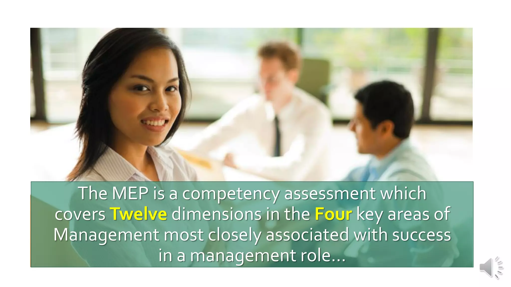 Management Effectiveness Profile Intro | PPT