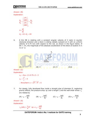 Me paper gate solved 2013 | PDF