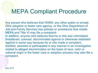 MEPA Training | PPT