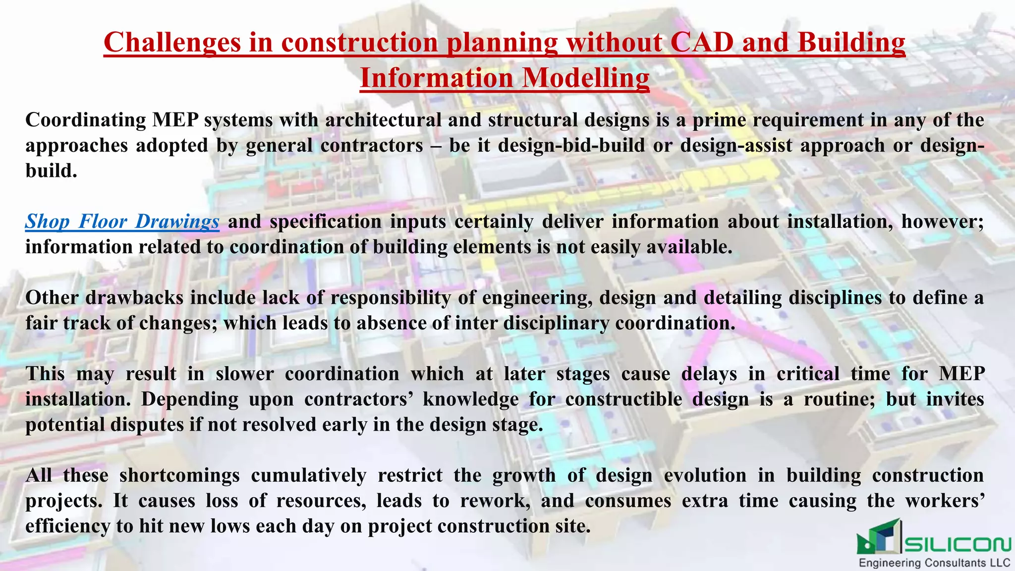 MEP Coordination Shop Drawing Service USA - MEPF, Mechanical ...