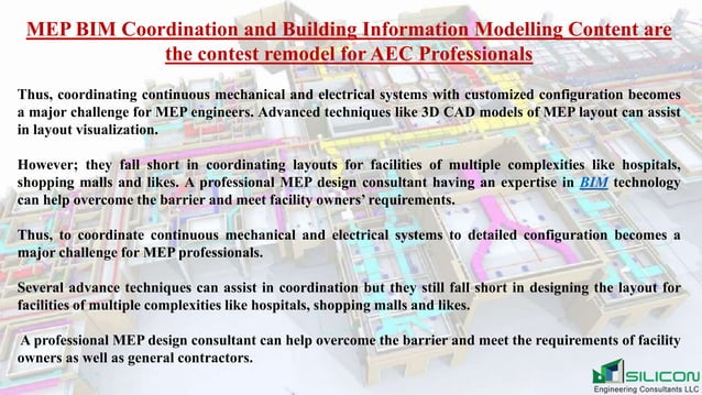 MEP Coordination Shop Drawing Service USA - MEPF, Mechanical ...