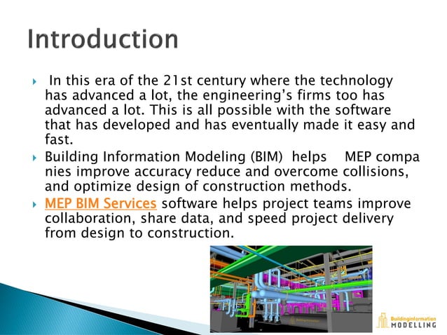 MEP BIM services - Building Information Modeling | PDF | Civil Engineering Industry | Industries