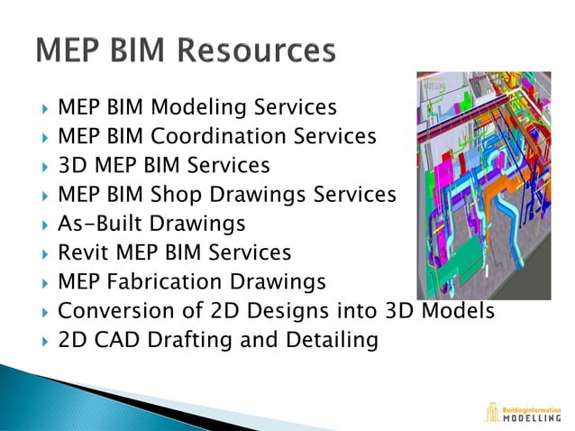 MEP BIM services - Building Information Modeling | PDF | Civil Engineering Industry | Industries