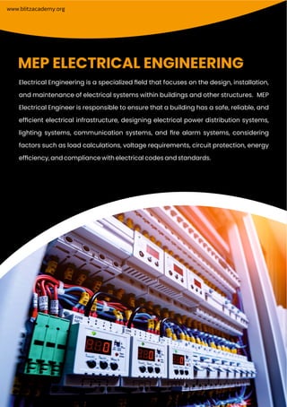 Mep training institute in kerala | Best MEP Institute | PDF