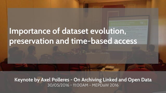 Versioned Triple Pattern Fragments | PPT