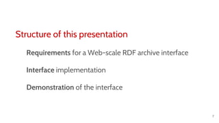 Versioned Triple Pattern Fragments | PPT