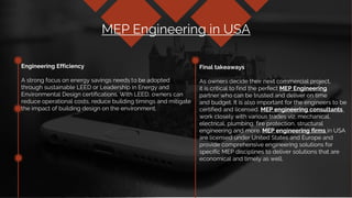 BIM Engineering US., L.L.C. | Best MEP Engineering in USA | PPT