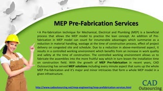 MEP Engineering Services - CAD Outsourcing | PPTX