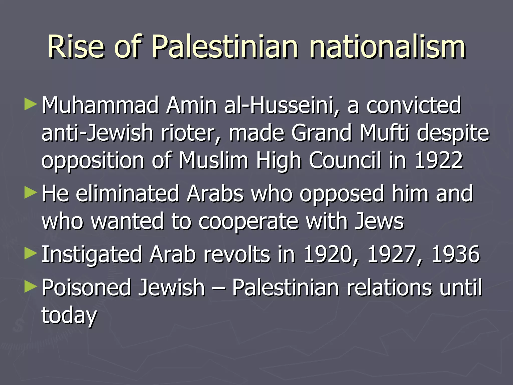 Israel and Palestine conflict powerpoint | PPT